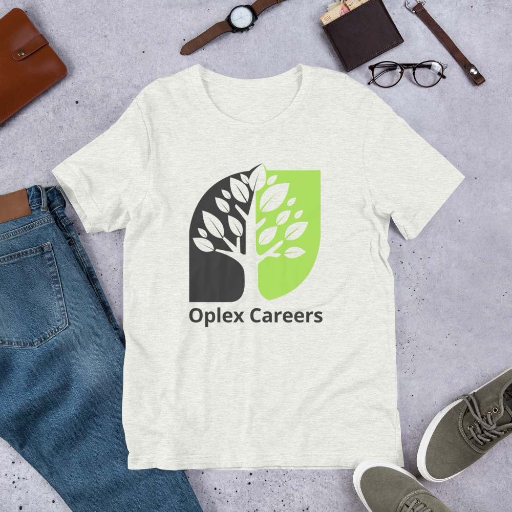 Oplex Careers Logo Short-Sleeve Unisex T-Shirt – Online Student Shop